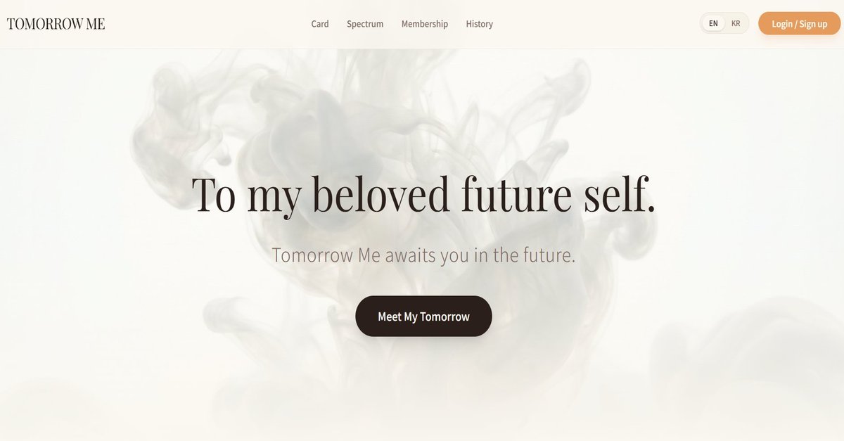 Tomorrow Me: Daily Emotional Insight & Art Card - AI Emotion Tracking